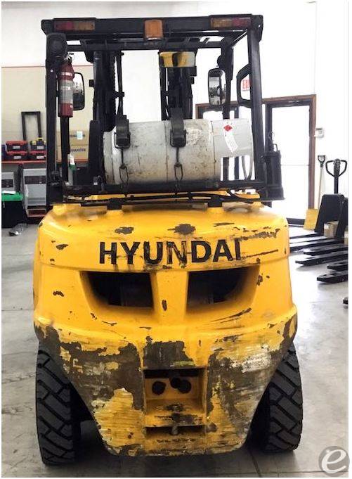 2018 LP Gas Hyundai 50L-7A Pneumatic Tire 4 Wheel Sit Down