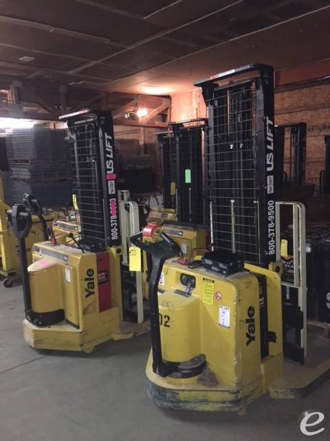 Electric Yale Electric Walkie Straddle Stacker | Eliftruck