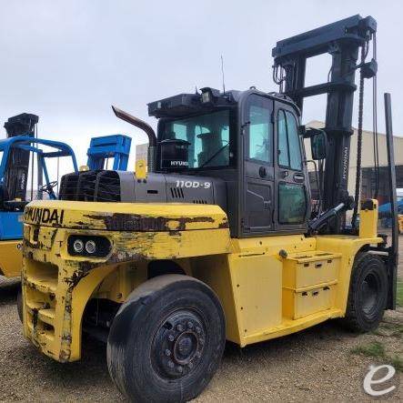 2016 Diesel Hyundai 110D-9 Pneumatic Tire 4 Wheel Sit Down