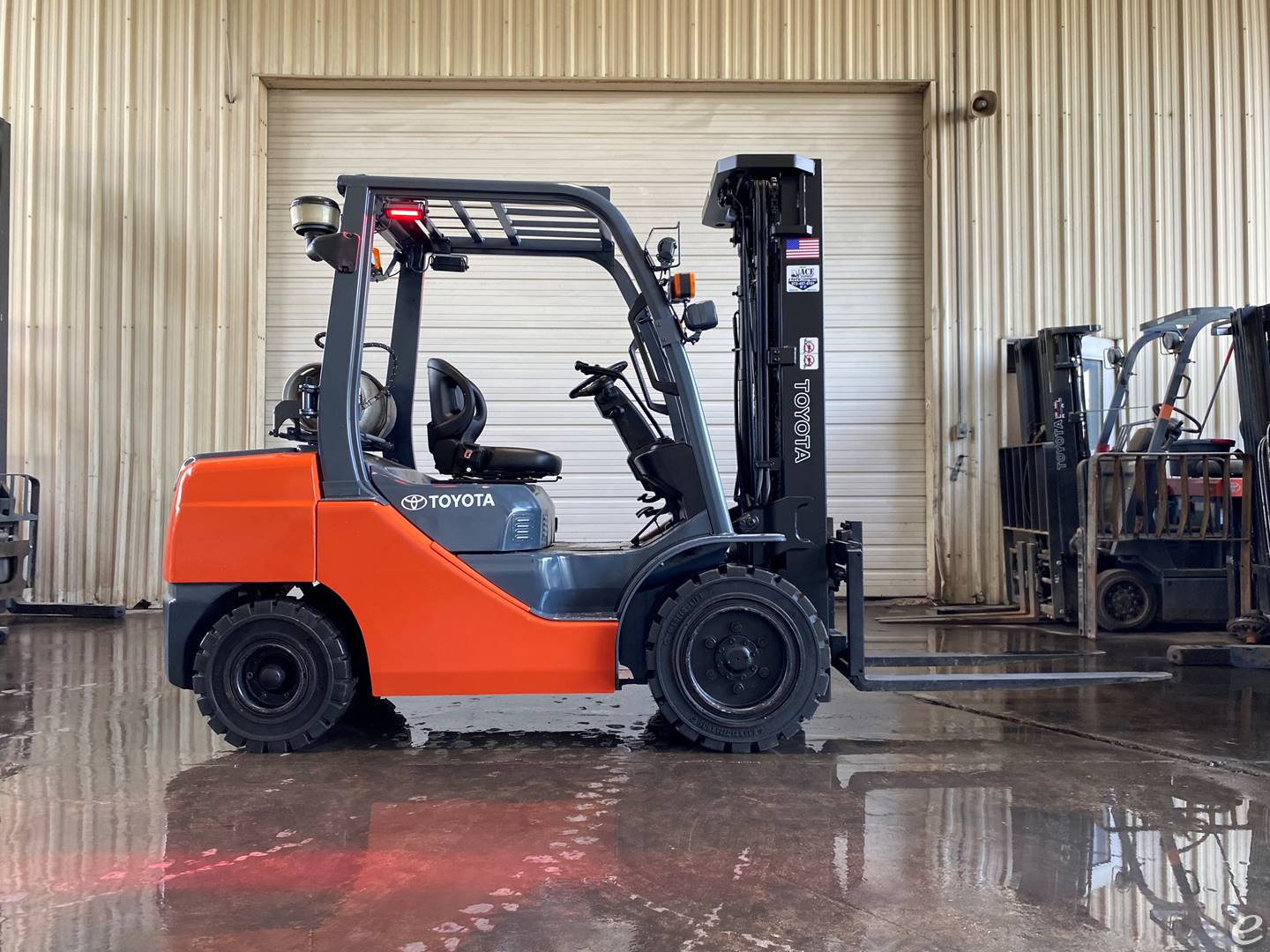 2018 LP Gas Toyota 8FGU30 Pneumatic Tire 4 Wheel Sit Down