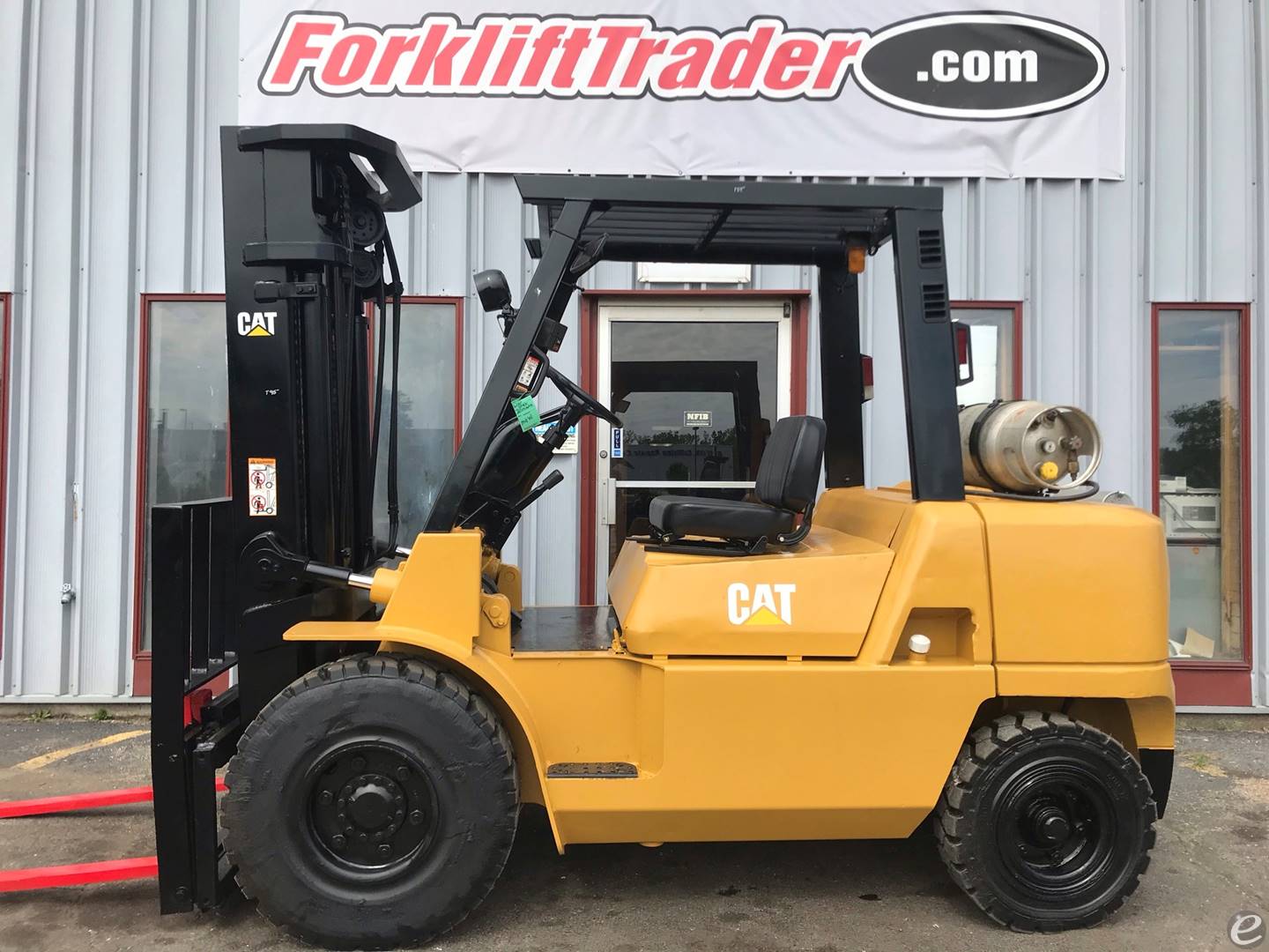 2007 LP Gas Cat GP45K Pneumatic Tire 4 Wheel Sit Down