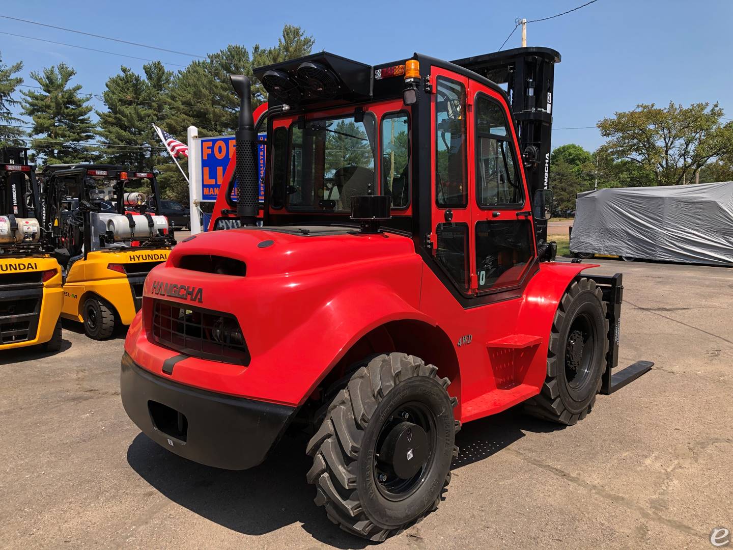 2023 Diesel Hangcha Rough Terrain (Vertical Mast) | Eliftruck