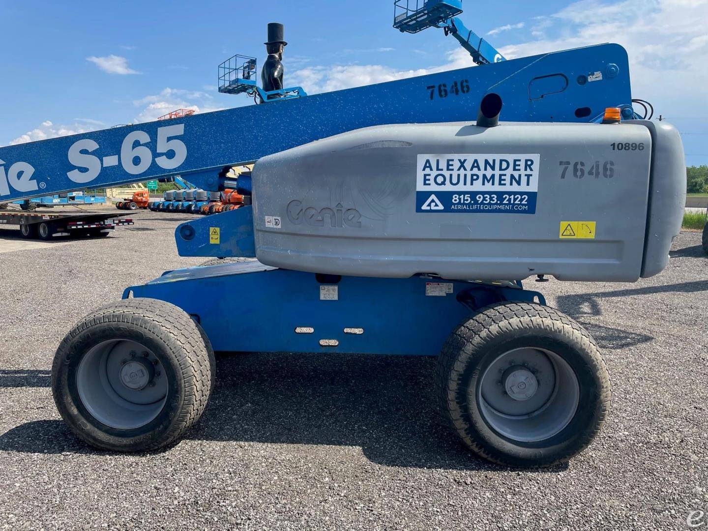 2008 Diesel Genie S65 Articulated Boom