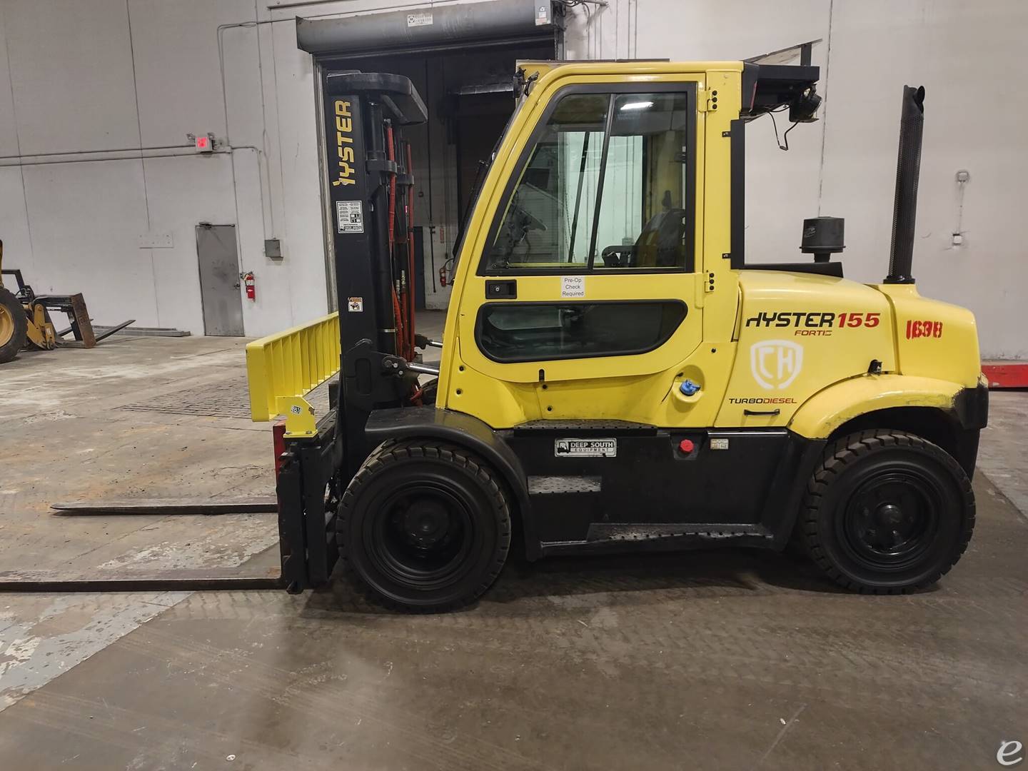 2016 Diesel Hyster H155FT Pneumatic Tire 4 Wheel Sit Down