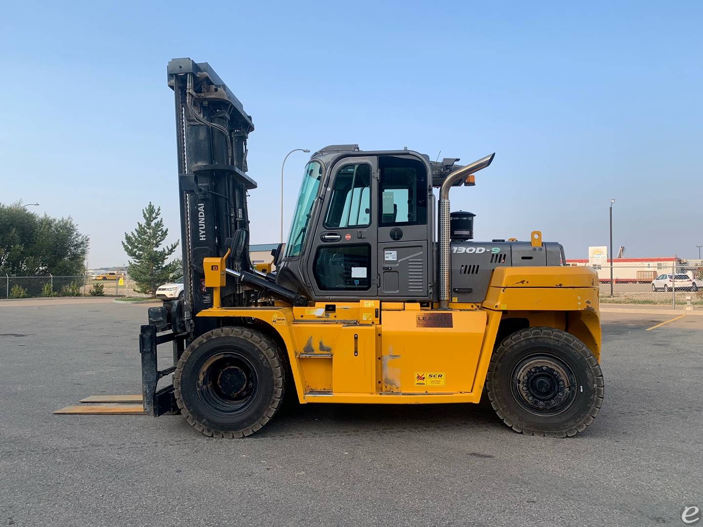 2020 Diesel Hyundai Sit Down Rider 130d-9 - 123Forklift