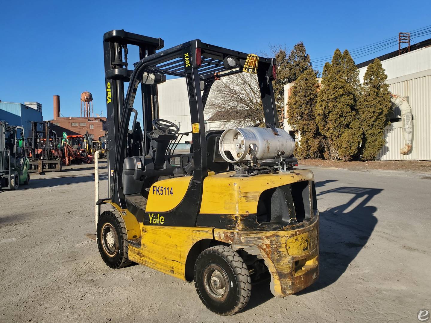 LP Gas Yale Pneumatic Tire 4 Wheel Sit Down | Eliftruck