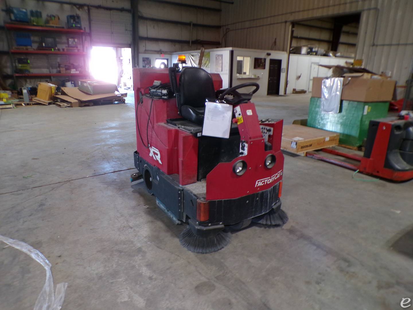 2017 Electric Factory Cat XR34C Rider Sweeper/Scrubbers