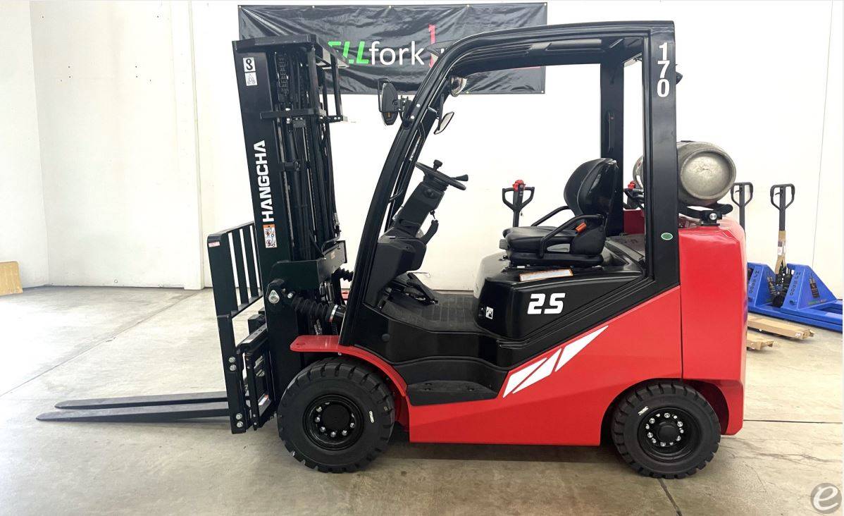 2023 LP Gas Hangcha FP25-CP Pneumatic Tire 4 Wheel Sit Down