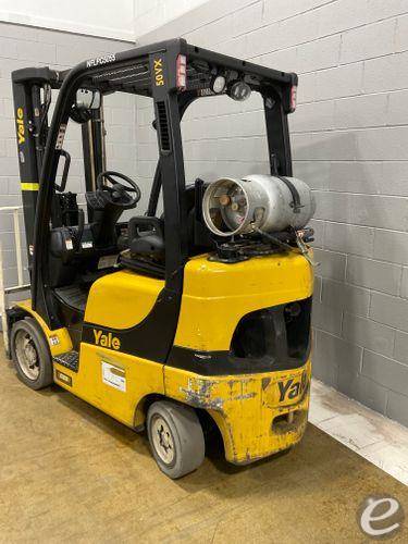 2017 LP Gas Yale GLC050 Cushion Tire 4 Wheel Sit Down (Indoor Warehouse)