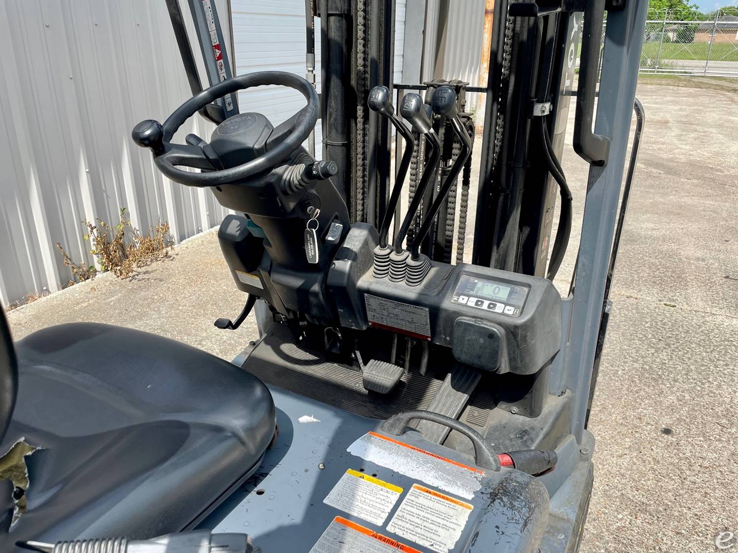 2016 Electric Toyota 8FBE18U Electric 3 Wheel Sit Down