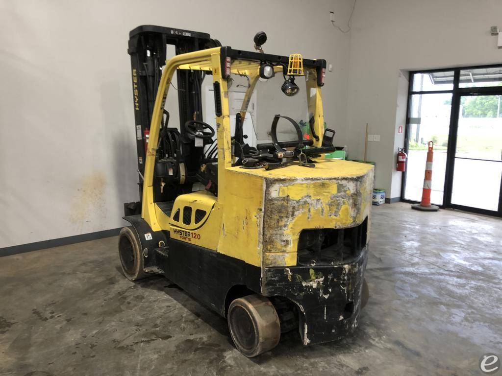 2008 LP Gas Hyster S120FT-PRS Cushion Tire 4 Wheel Sit Down (Indoor ...