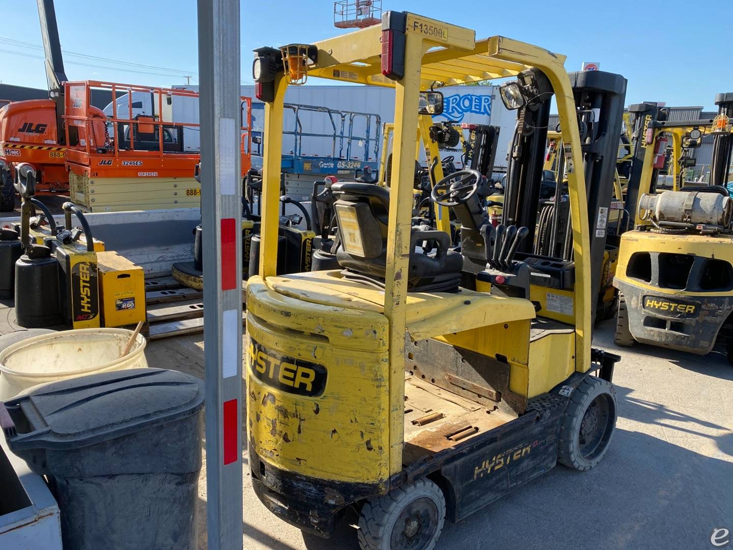 2014 Electric Hyster E60XN Electric 4 Wheel Sit Down