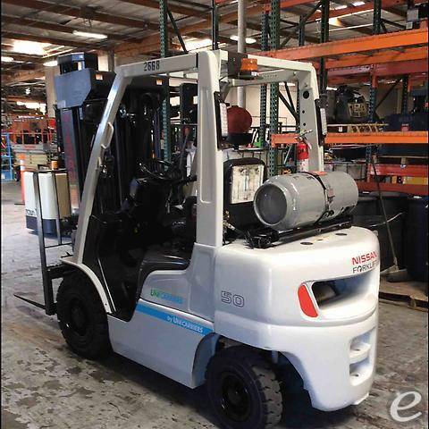 2017 LP Gas Nissan PF50LP Pneumatic Tire 4 Wheel Sit Down