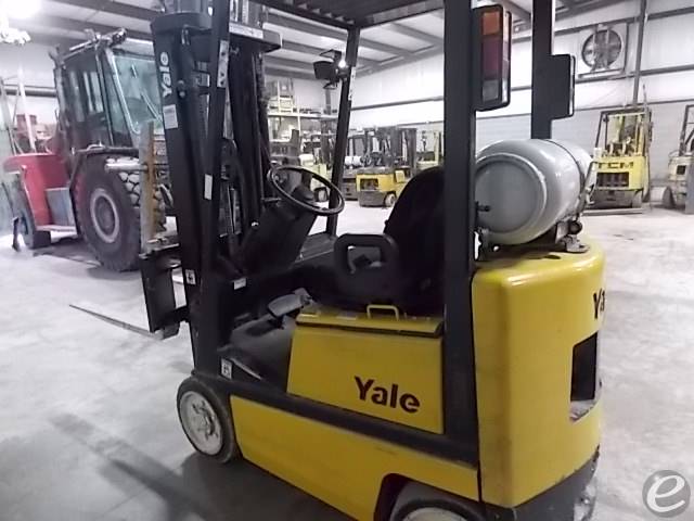 2002 LP Gas Yale GLC030 Cushion Tire 4 Wheel Sit Down (Indoor Warehouse)