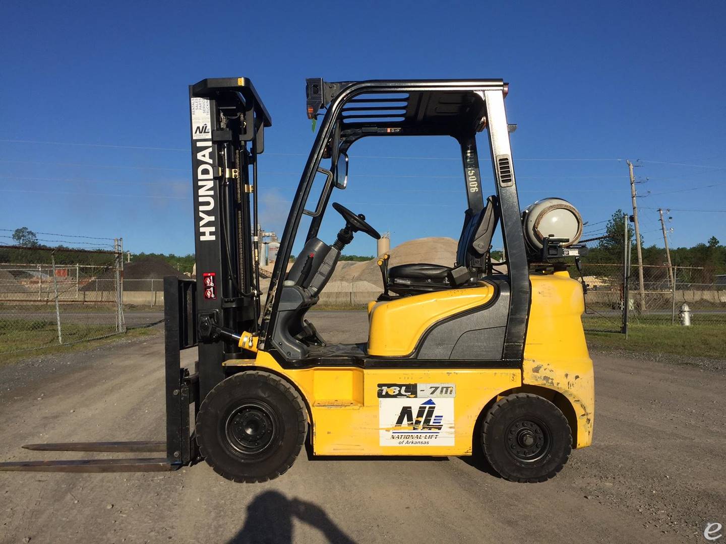 LP Gas Hyundai Pneumatic Tire 4 Wheel Sit Down | Eliftruck