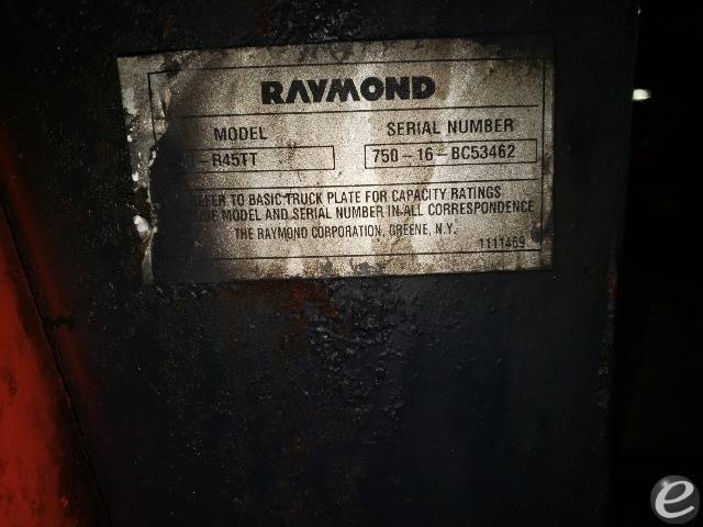 2016 Electric Raymond Electric Narrow Aisle Single Reach | Eliftruck