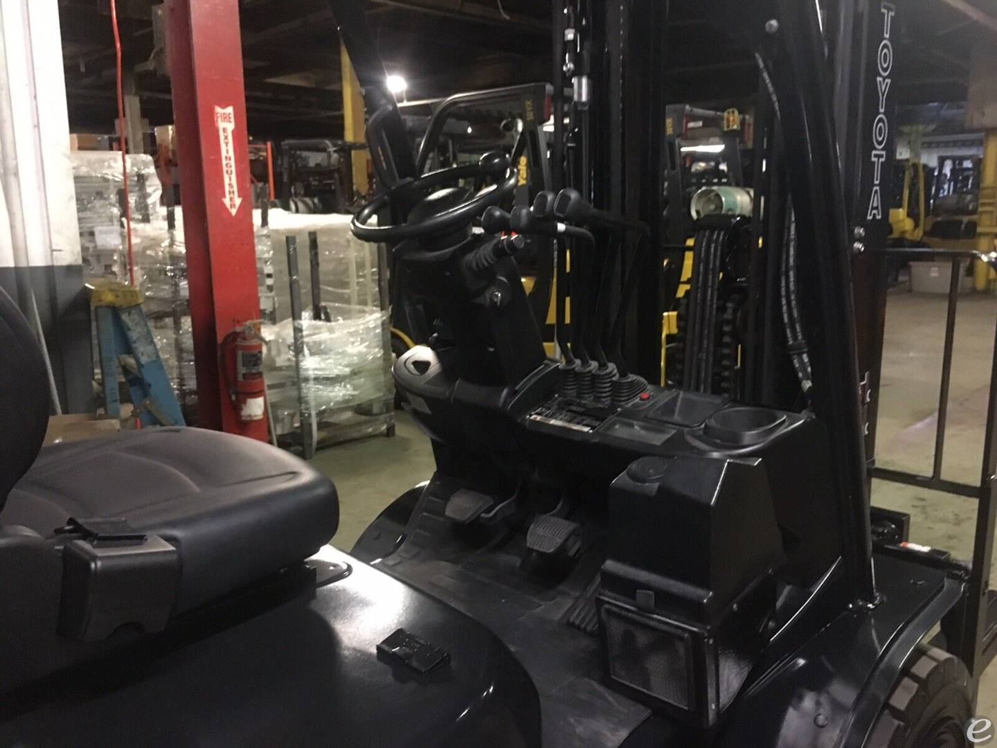 2018 LP Gas Toyota 8FGU30 Pneumatic Tire 4 Wheel Sit Down