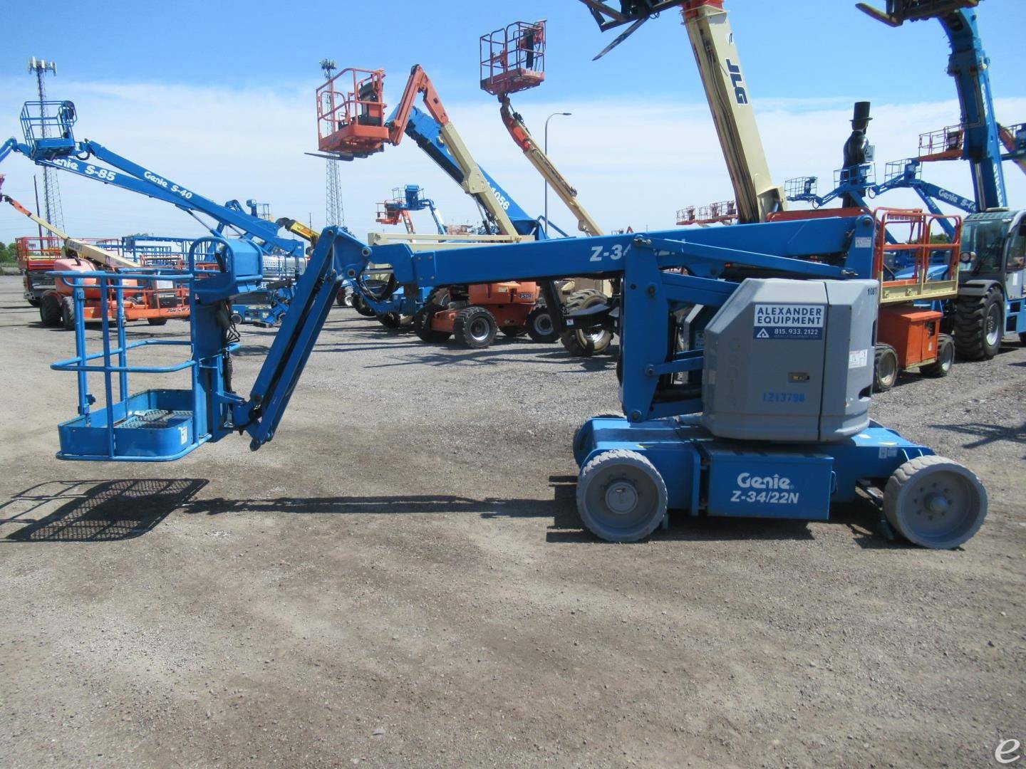 2011 Electric Genie Z34/22N Articulated Boom