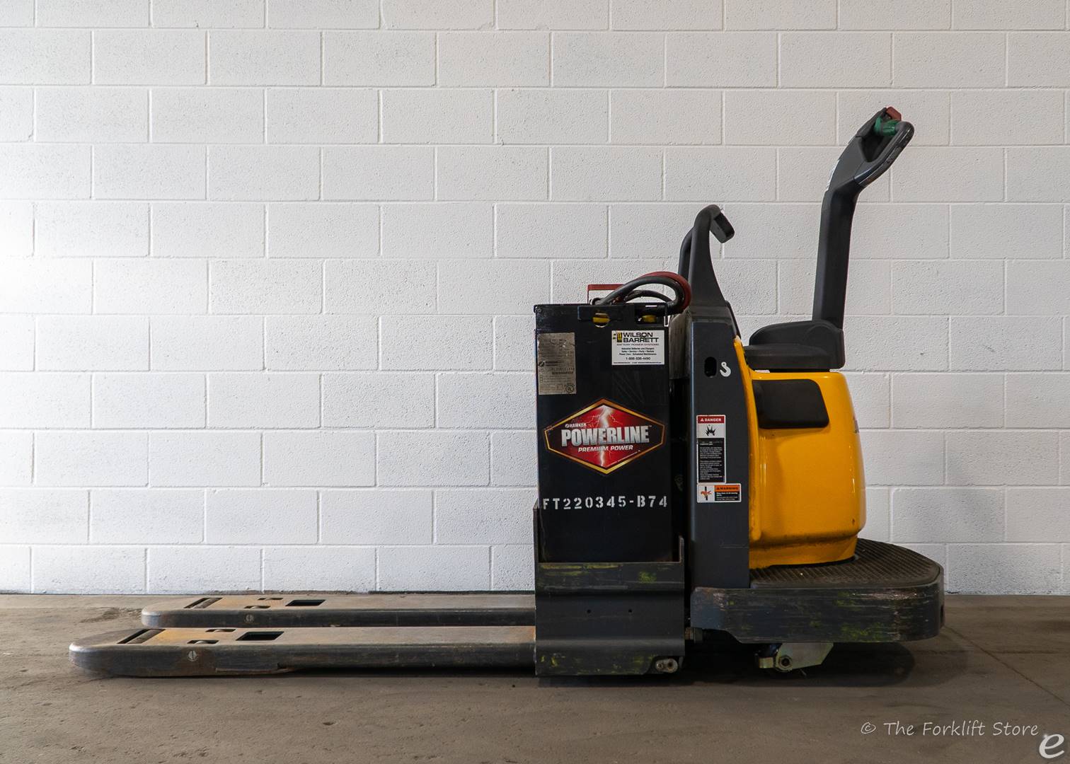 2015 Electric Jungheinrich ECR327 Electric Walkie/Rider Pallet Jack