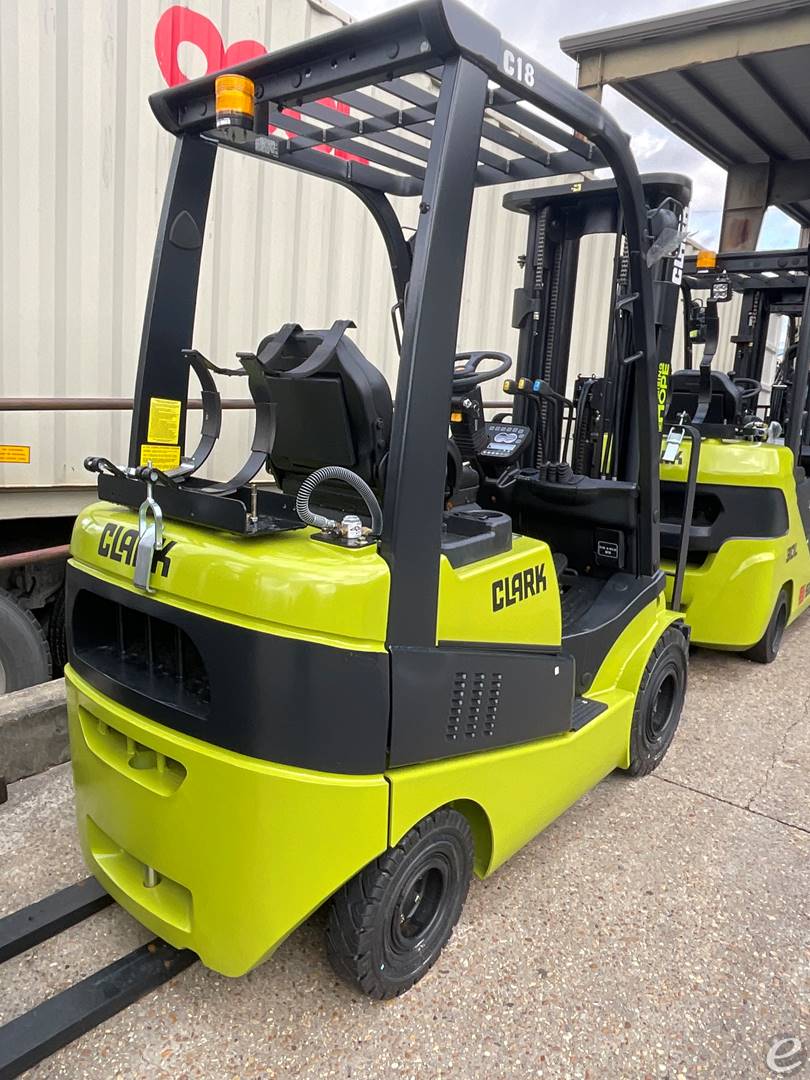 2023 LP Gas Clark C18 Pneumatic Tire 4 Wheel Sit Down