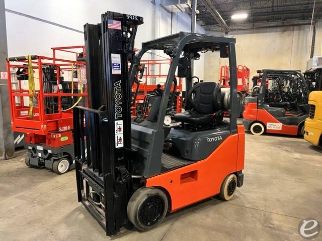 2018 LP Gas Toyota Sit Down Rider 8FGCU15 - 123Forklift