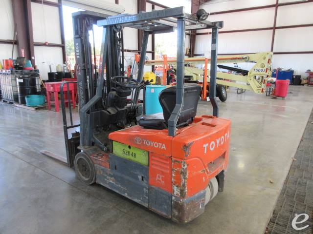 2014 Electric Toyota 7FBEU18 Electric 3 Wheel Sit Down