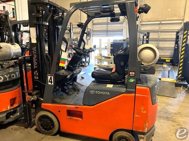 2018 LP Gas Toyota Sit Down Rider 8FGCU15 - 123Forklift