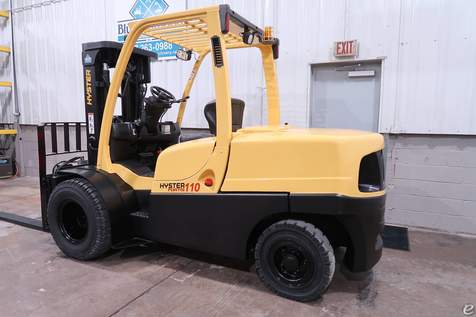 2007 Diesel Hyster Sit Down Rider H110FT - 123Forklift