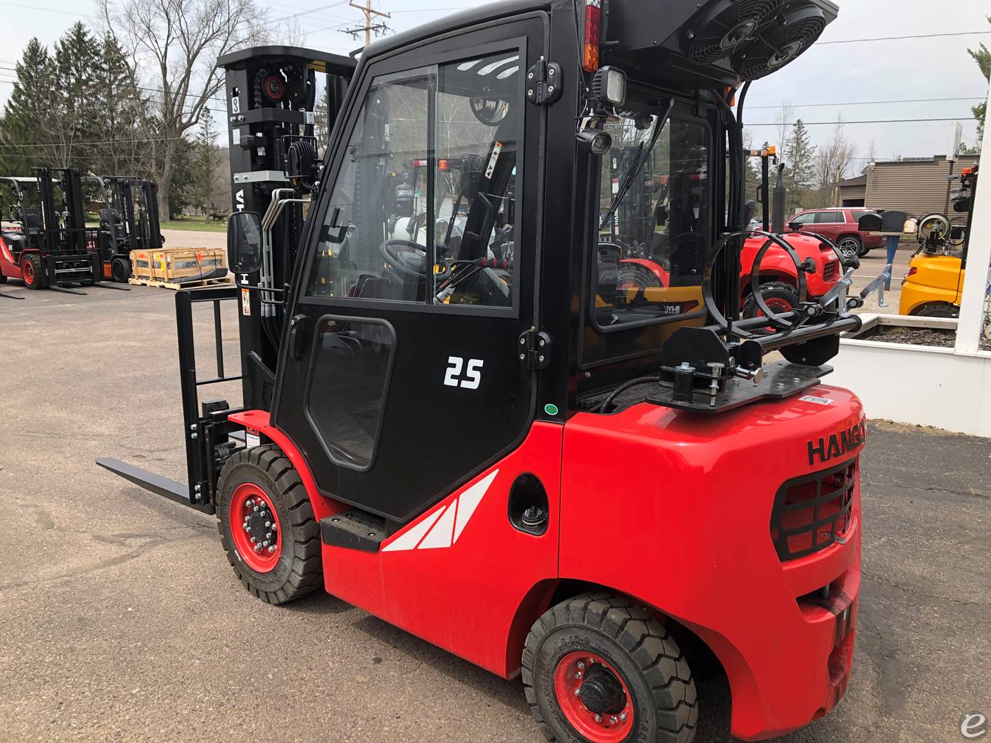 2022 LP Gas Hangcha CPYD25-XW71F (FP25) Pneumatic Tire 4 Wheel Sit Down