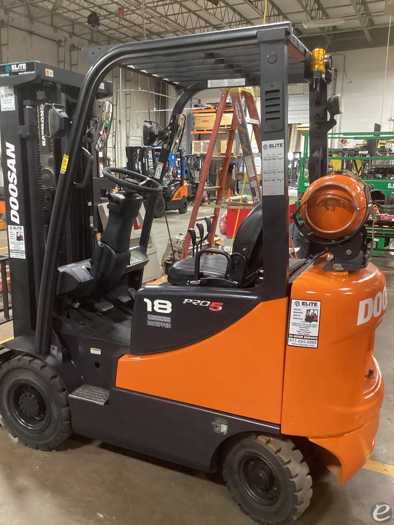 2007 LP Gas Doosan G18S-5 Pneumatic Tire 4 Wheel Sit Down