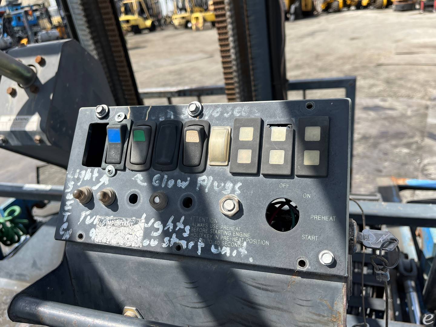 2003 Diesel Princeton PB50 Truck Mounted Forklift (Sod Loaders)