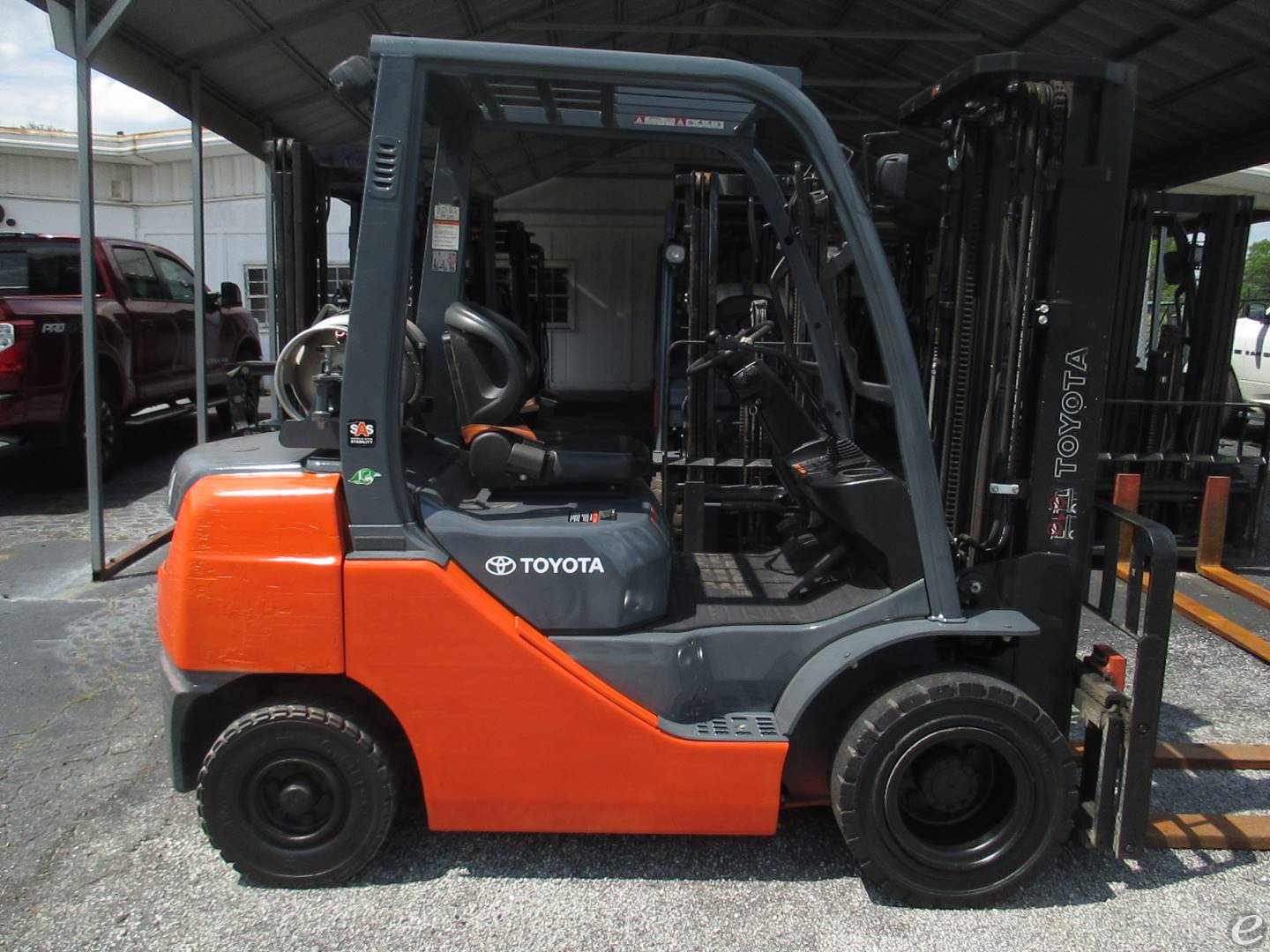 2019 LP Gas Toyota 8FGU25 Pneumatic Tire 4 Wheel Sit Down