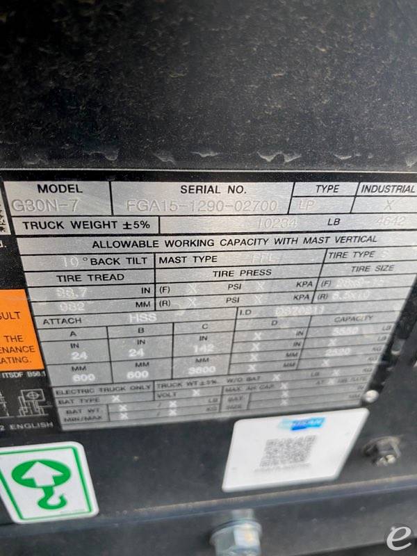 2021 LP Gas Doosan Pneumatic Tire 4 Wheel Sit Down | Eliftruck