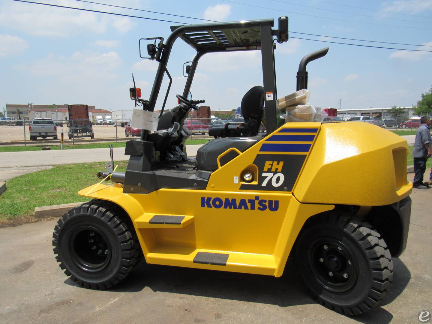 2022 Diesel Komatsu FH70-2 Pneumatic Tire 4 Wheel Sit Down