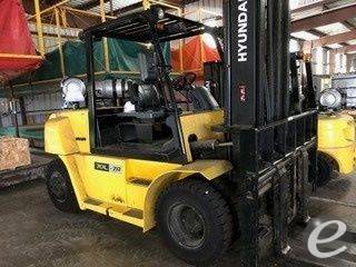 2013 LP Gas Hyundai Pneumatic Tire 4 Wheel Sit Down | Eliftruck