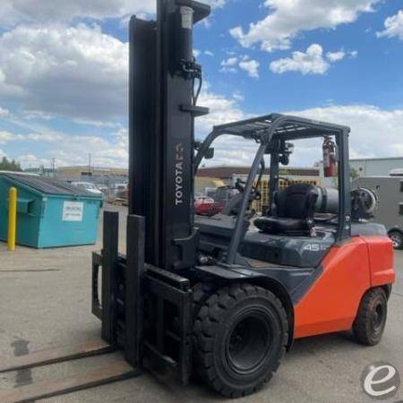 2020 LP Gas Toyota 8FG45U Pneumatic Tire 4 Wheel Sit Down