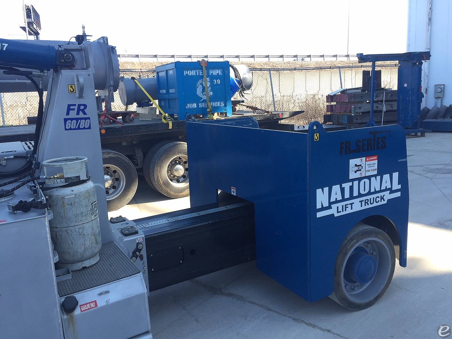 2017 Dual Fuel Hoist Liftruck FR 60/80 Cushion Tire 4 Wheel Sit Down ...