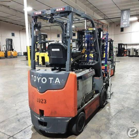 2016 Electric Toyota 8FBCU32 Cushion Tire 4 Wheel Sit Down (Indoor ...