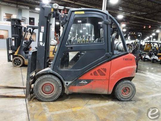 2017 LP Gas Linde H25T-600 Pneumatic Tire 4 Wheel Sit Down