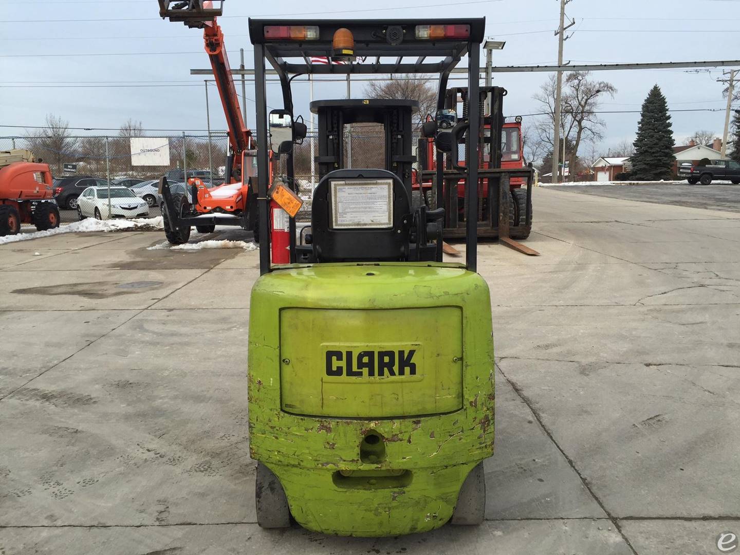 2011 Electric Clark ECX25 Electric 4 Wheel Sit Down