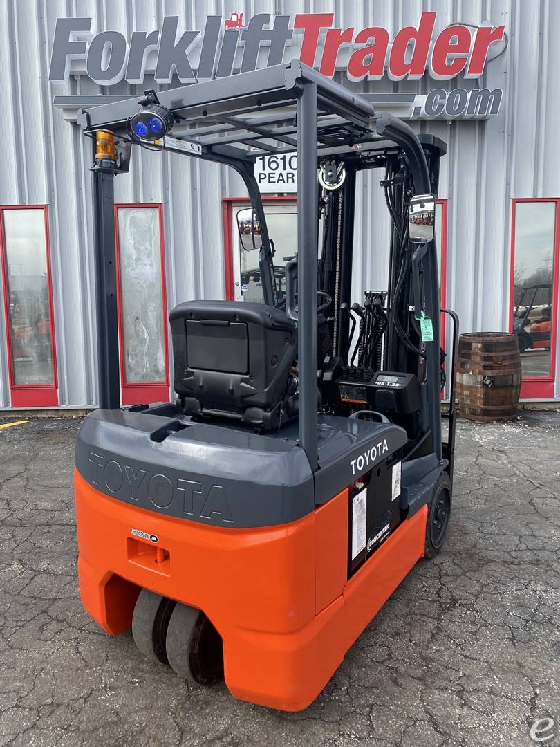 2018 Electric Toyota 8FBE18U Electric 3 Wheel Sit Down