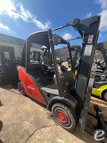 LP Gas Linde H25T Pneumatic Tire 4 Wheel Sit Down