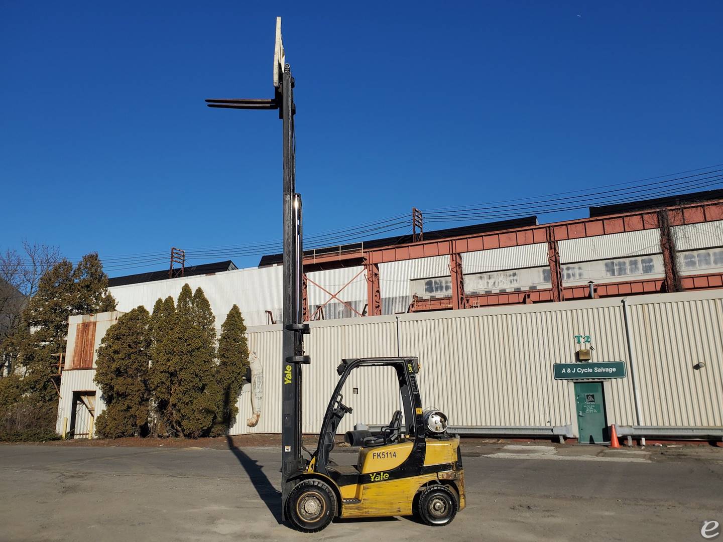 LP Gas Yale Pneumatic Tire 4 Wheel Sit Down | Eliftruck