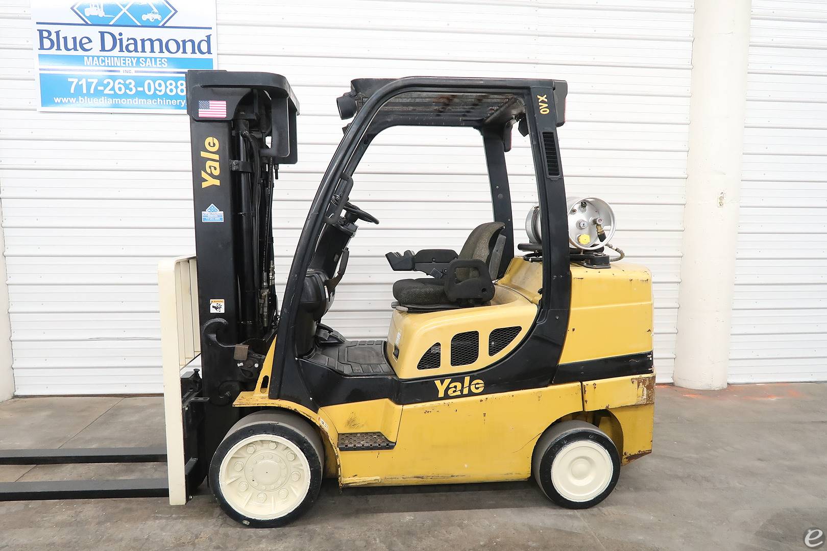 2007 LP Gas Yale Forklifts GLC080VX - 123Forklift