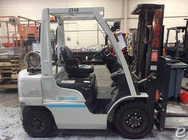 2017 LP Gas Nissan PF50LP Pneumatic Tire 4 Wheel Sit Down