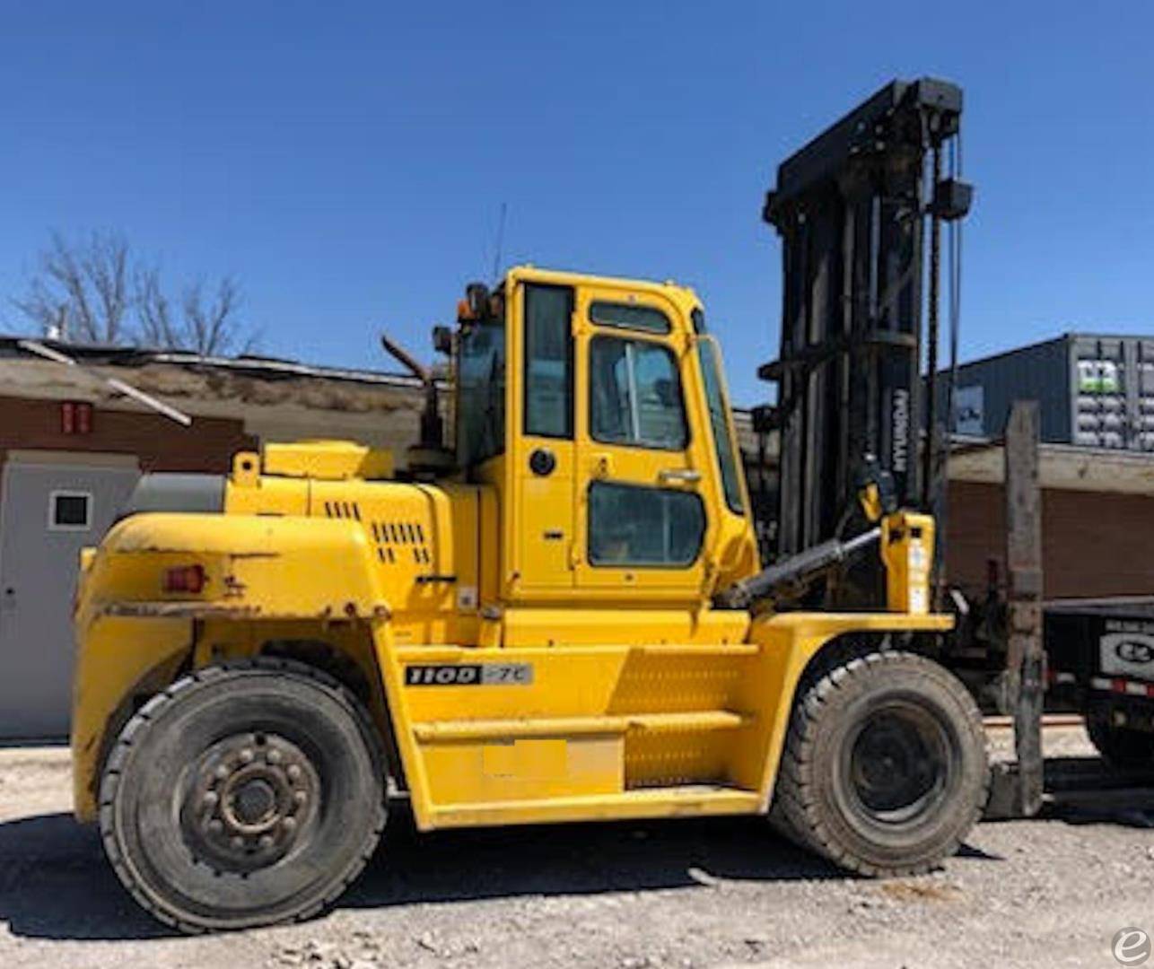 2011 Hyundai 110D-7E Pneumatic Tire 4 Wheel Sit Down