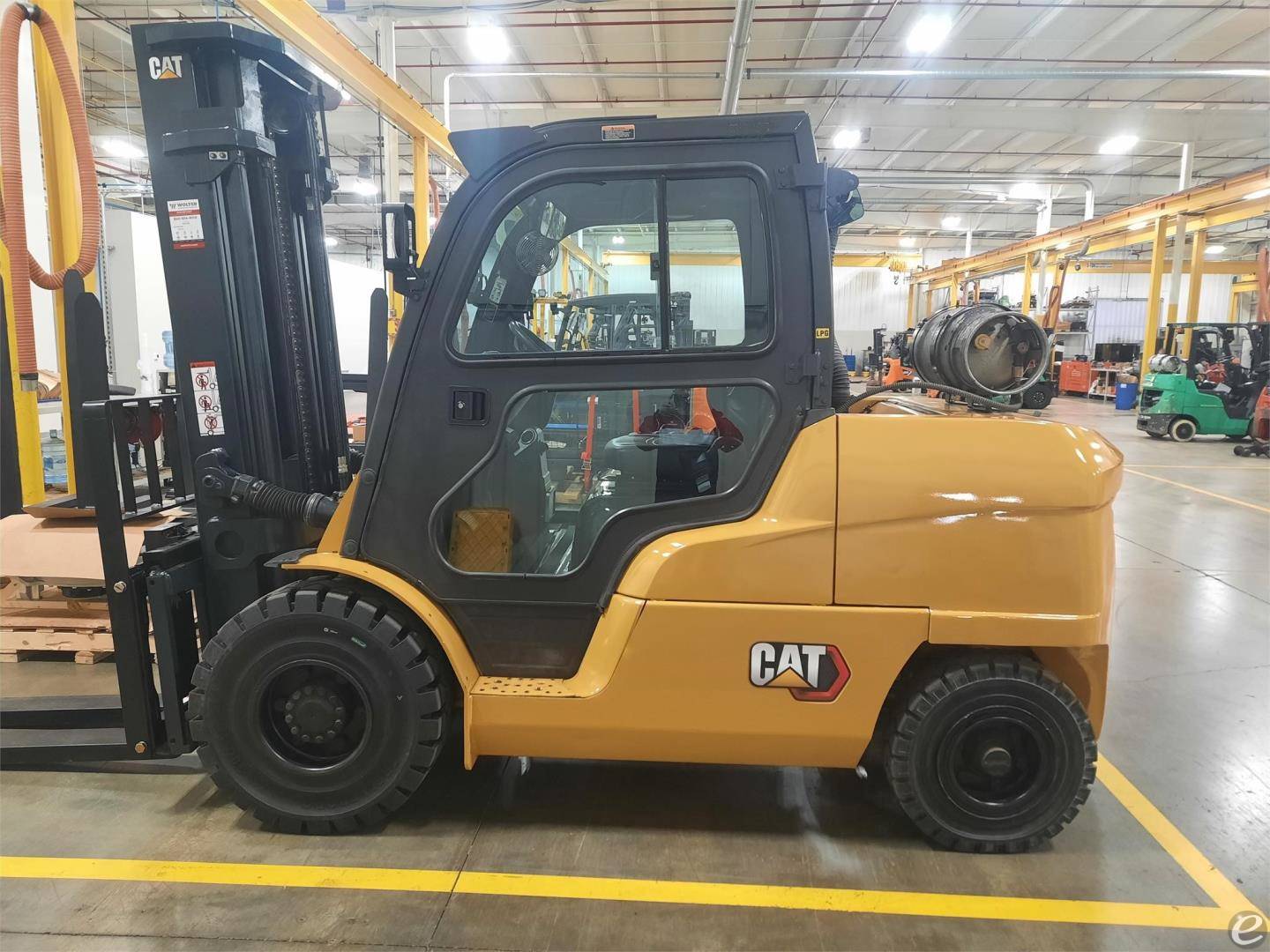 2017 LP Gas Cat GP55N1 Pneumatic Tire 4 Wheel Sit Down