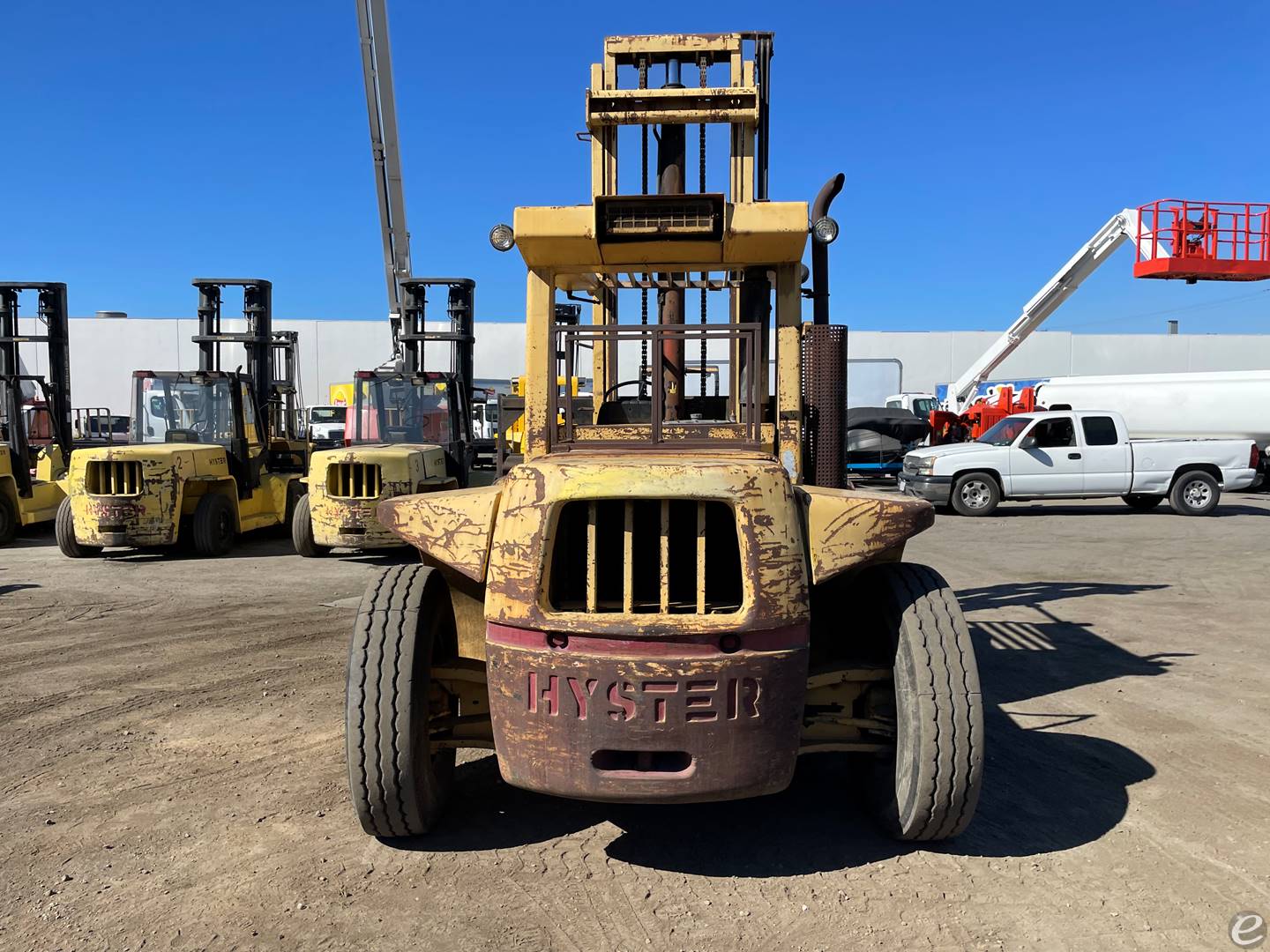 1990 Diesel Hyster H200 Pneumatic Tire 4 Wheel Sit Down