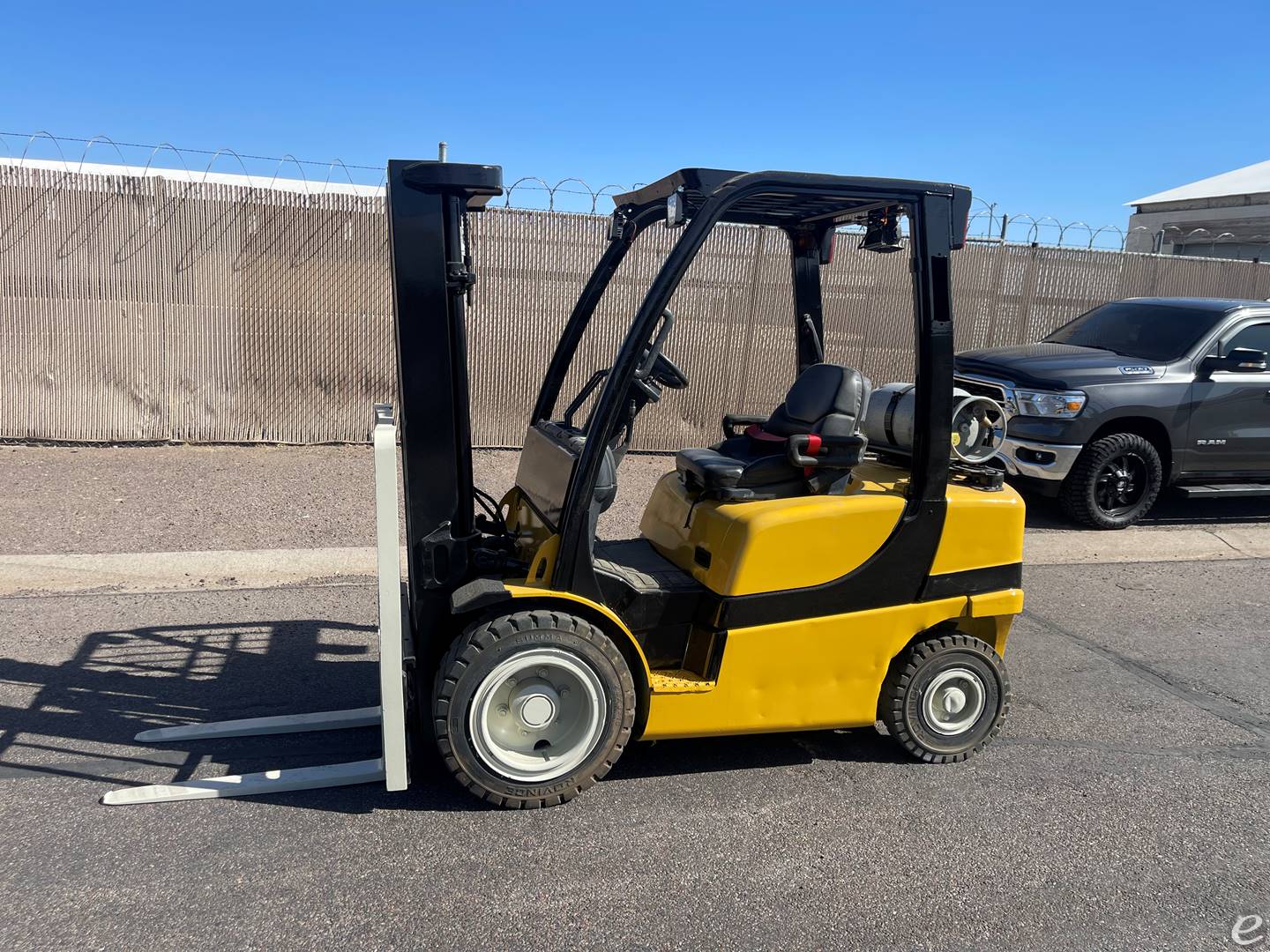 2018 LP Gas Yale GLP050VX Pneumatic Tire 4 Wheel Sit Down