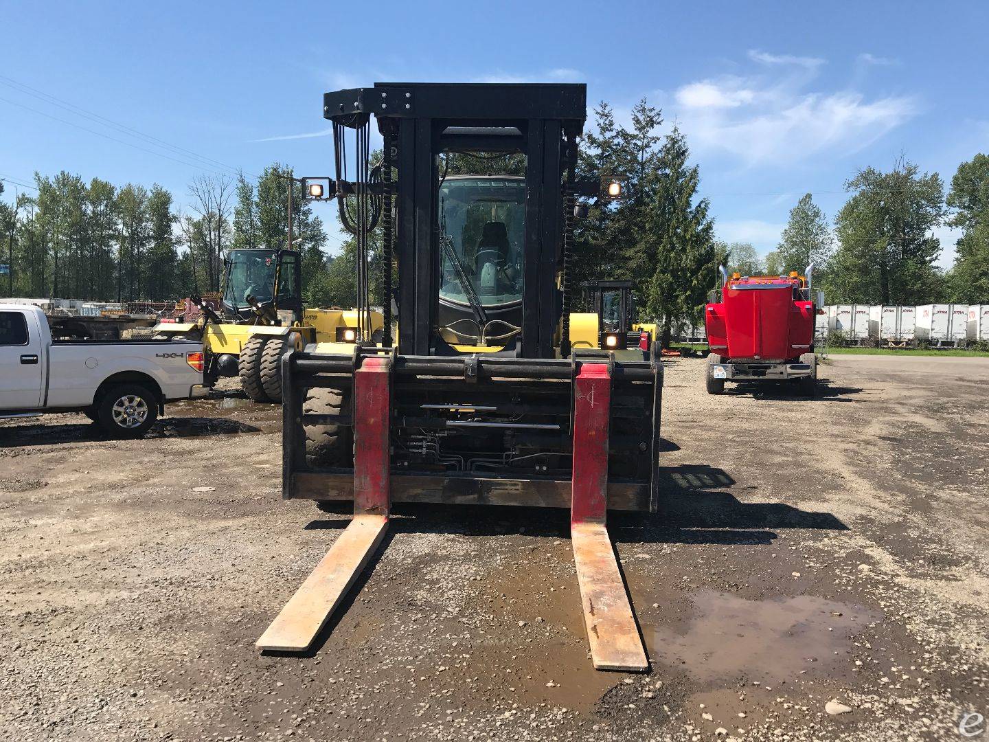 2015 Diesel Hyster H550HD Pneumatic Tire 4 Wheel Sit Down